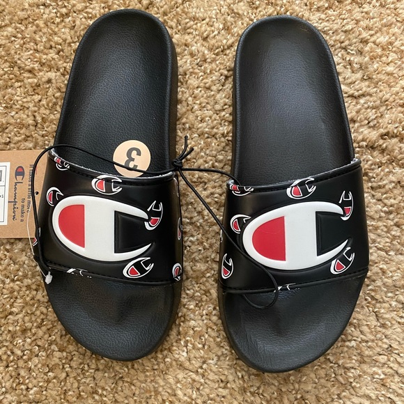 Champion | Shoes | New Kids Champion Slides Black Sz 3 Available If ...